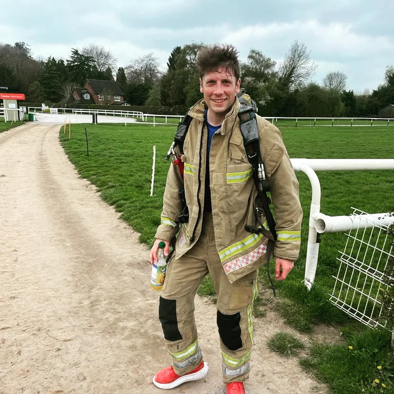 Firefighter taking on half marathon in full kit