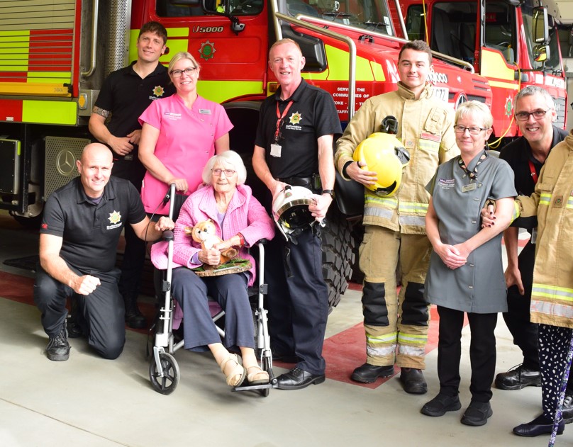 Firefighters bringing generations together to spread community spirit
