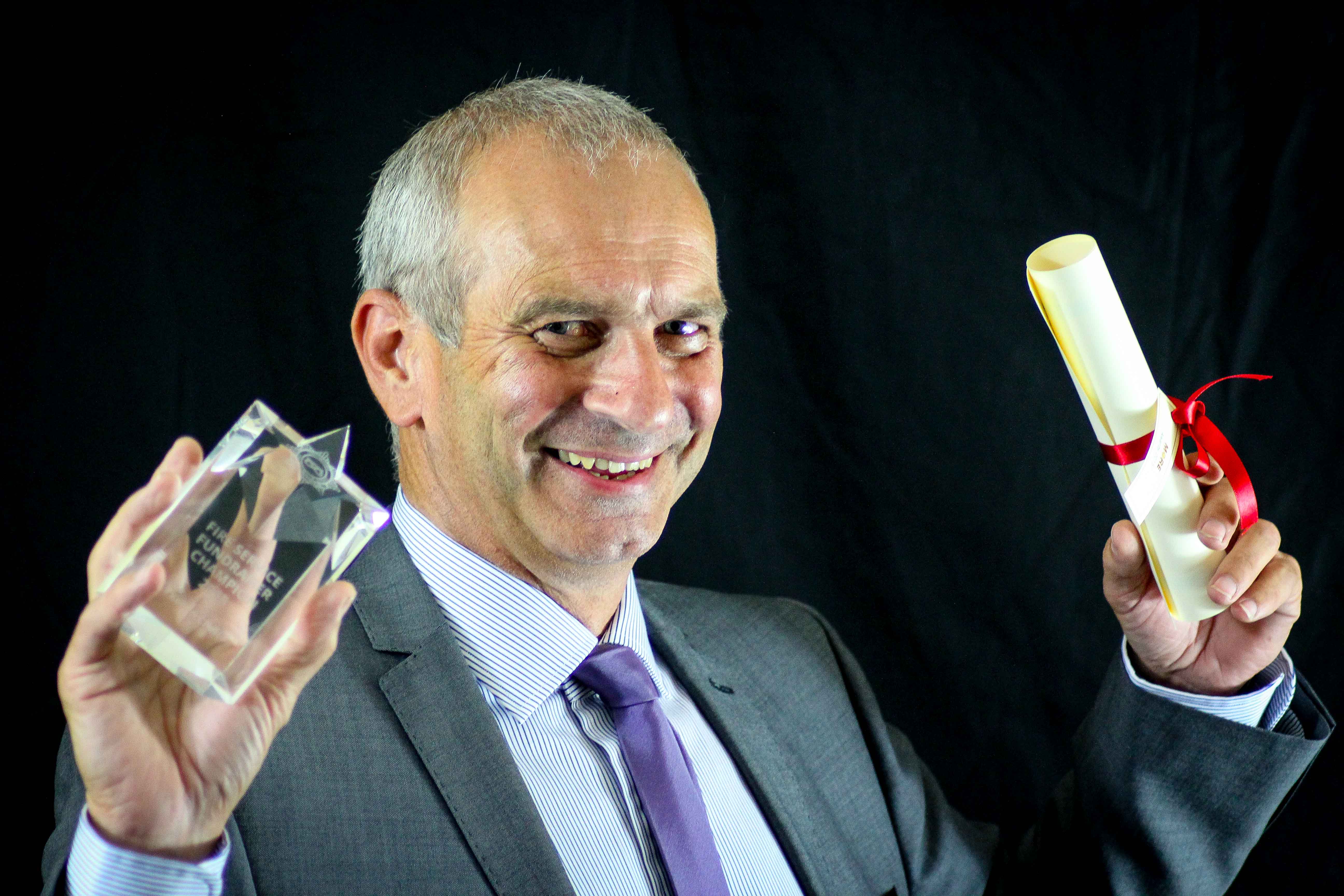 Former firefighter who raised over £500k for charity wins heroes’ award