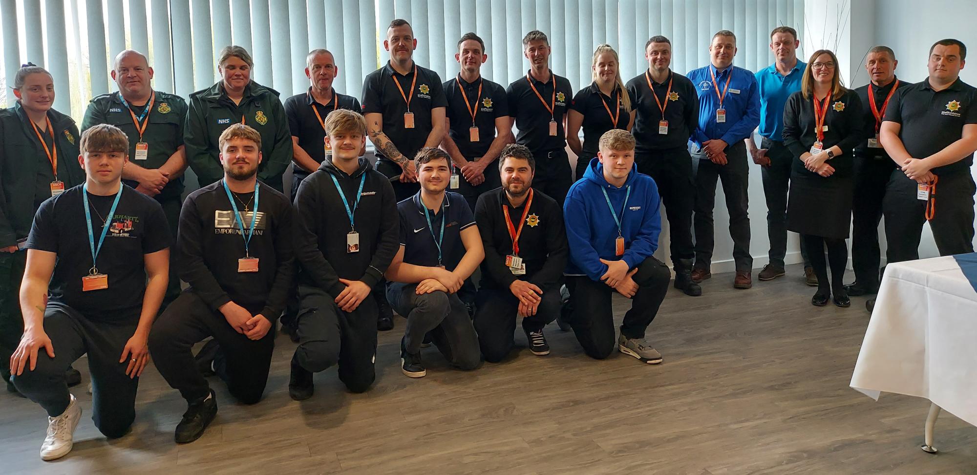 Community lunch hosted by fire service and local college